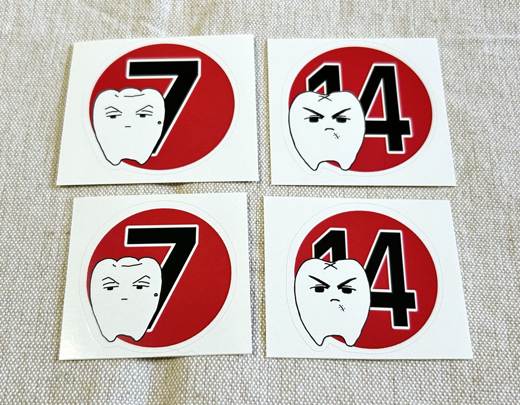 【訳あり】リョータとミッチーの歯シール - comodo - BOOTH