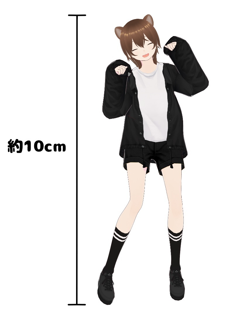 【完全受注生産】黒崎凛 アクリルスタンド10cm - 黒崎凛/Kurosaki Rin - BOOTH