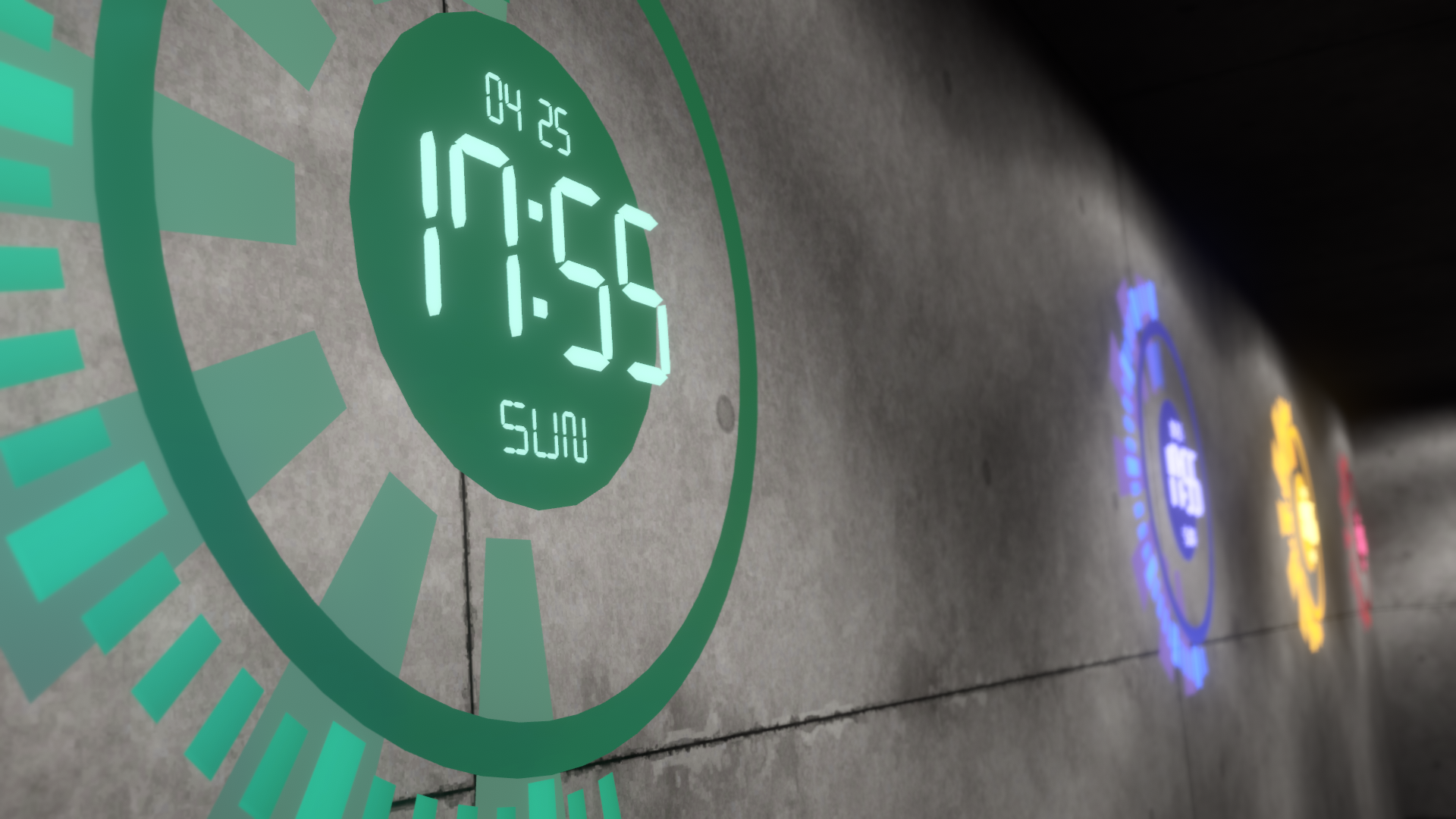 VRChat用掛け時計・人数カウンター Meter Clock & Counter [SDK3 UDON] - 晴嵐獣工 - BOOTH