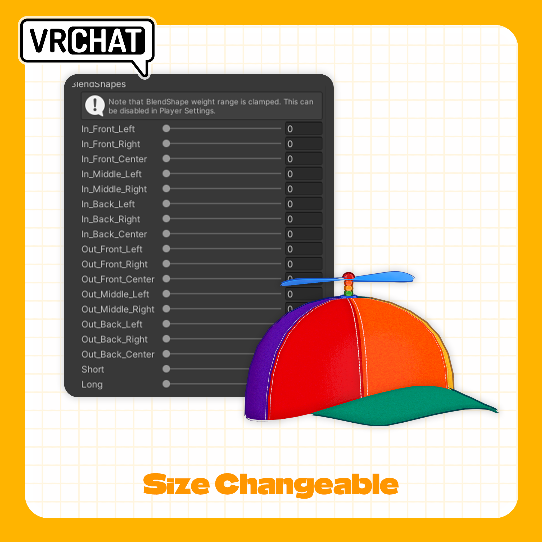 【Warudo & VRChat】 Propeller Cap & Bubble Stick(Bubble Particle Included ...