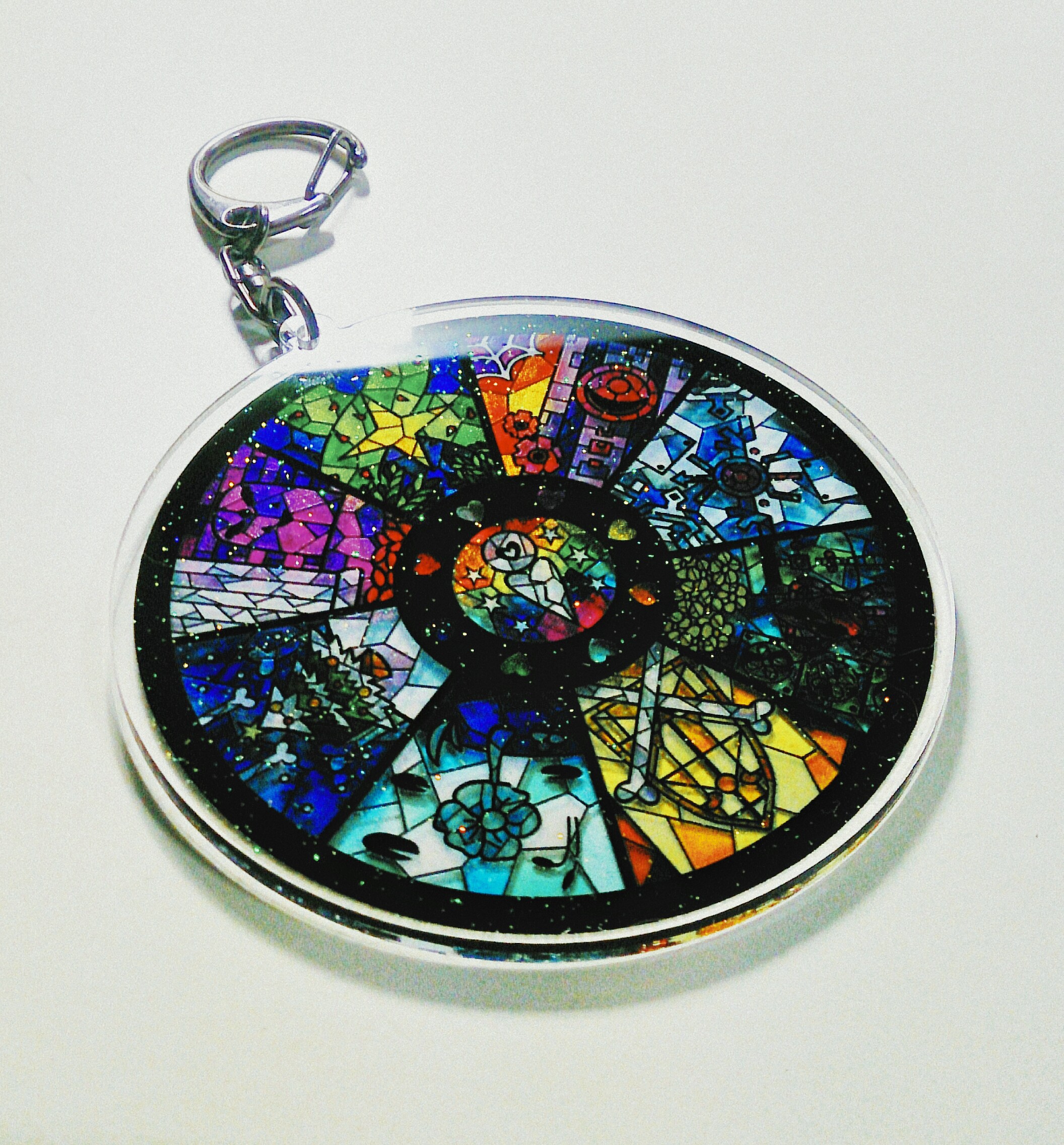 Undertaleステンドグラス風アクキー(Stained glass acrylic keychain) - 湯煙大福 - BOOTH