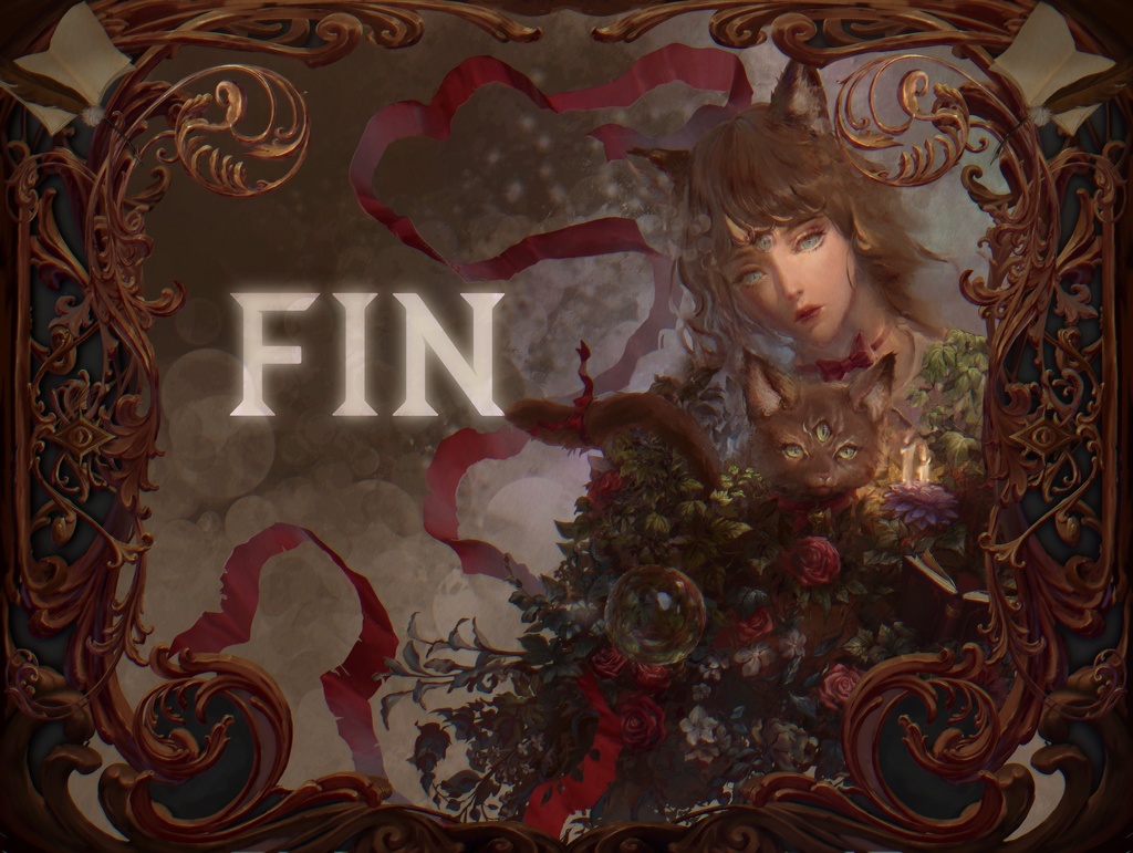 Vtuber asset : Stream Overlay fantasy border - shelly - BOOTH