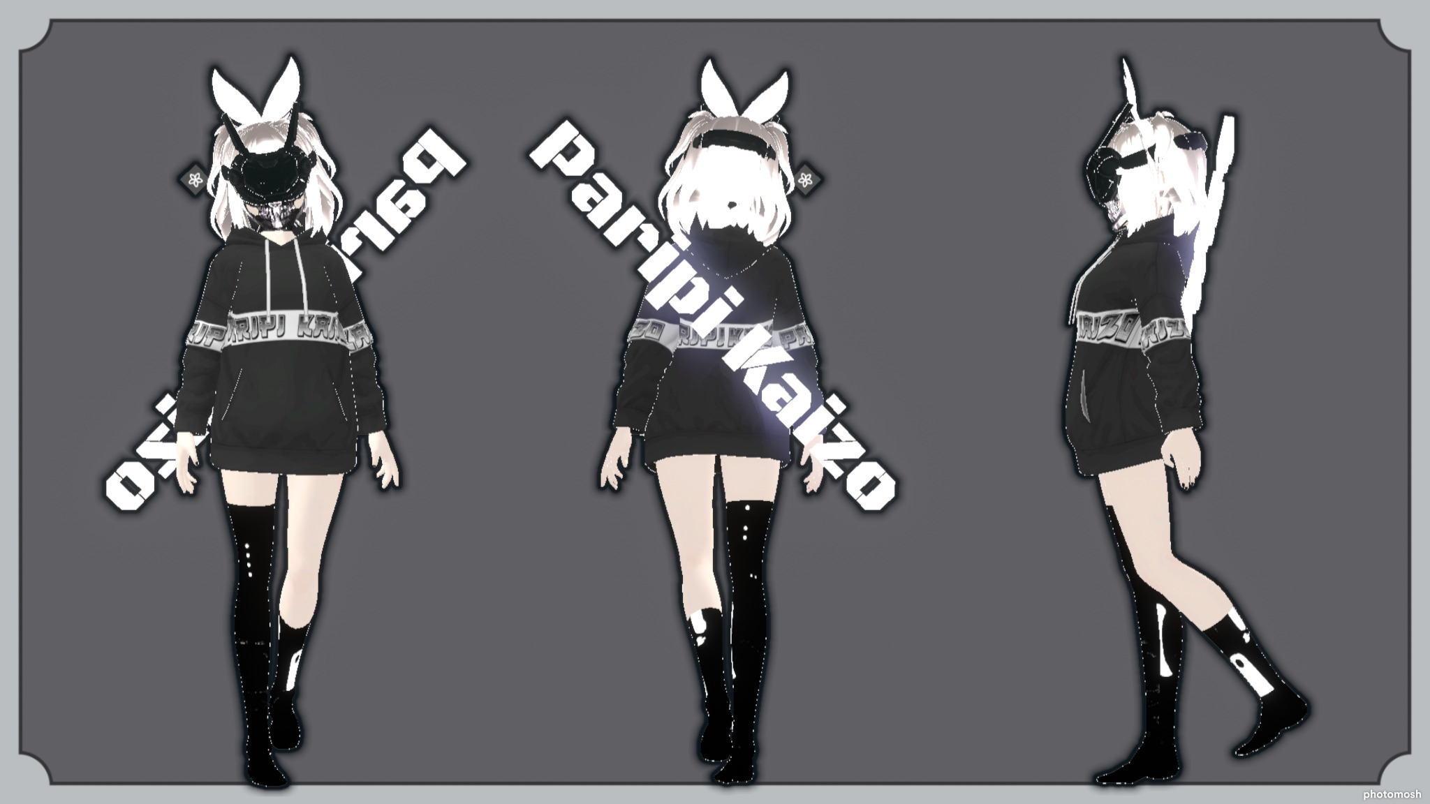 『パリピ』Tidal Wave【オリジナル3Dモデル】 - LuoXia - BOOTH