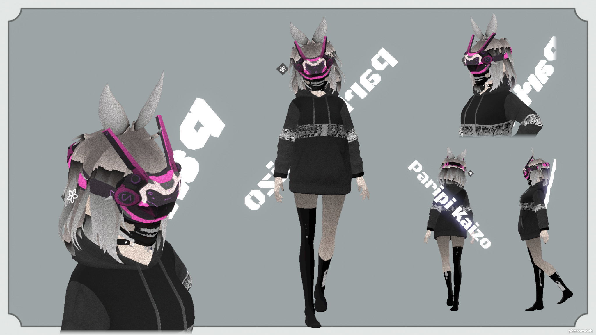 『パリピ』Tidal Wave【オリジナル3Dモデル】 - LuoXia - BOOTH