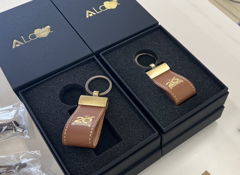 ALcot20周年本革キーホルダー - ALcotオフィシャルショップ - BOOTH