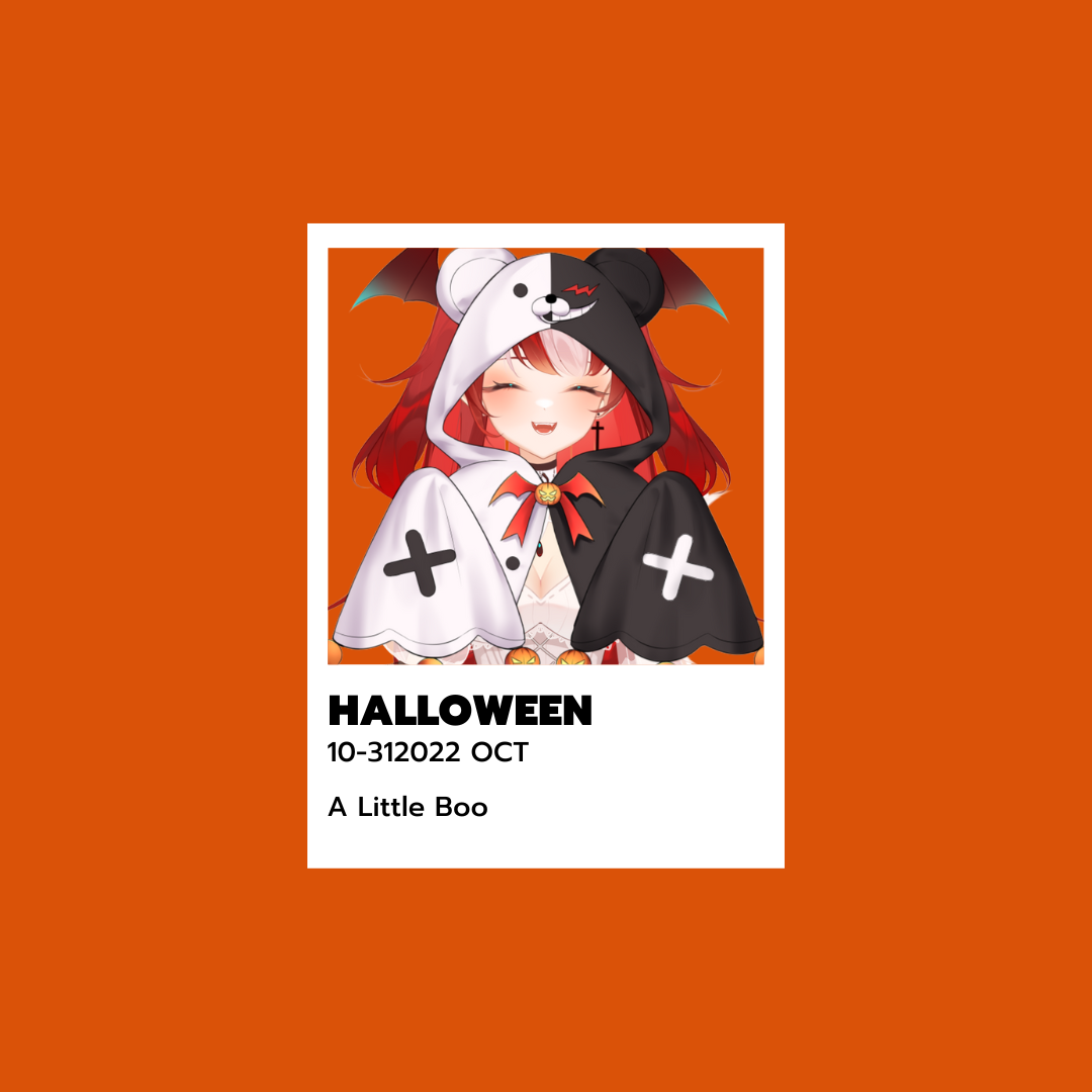 [Vtuber Assets] Halloween Monokuma Cloak - kyokiStudio - BOOTH