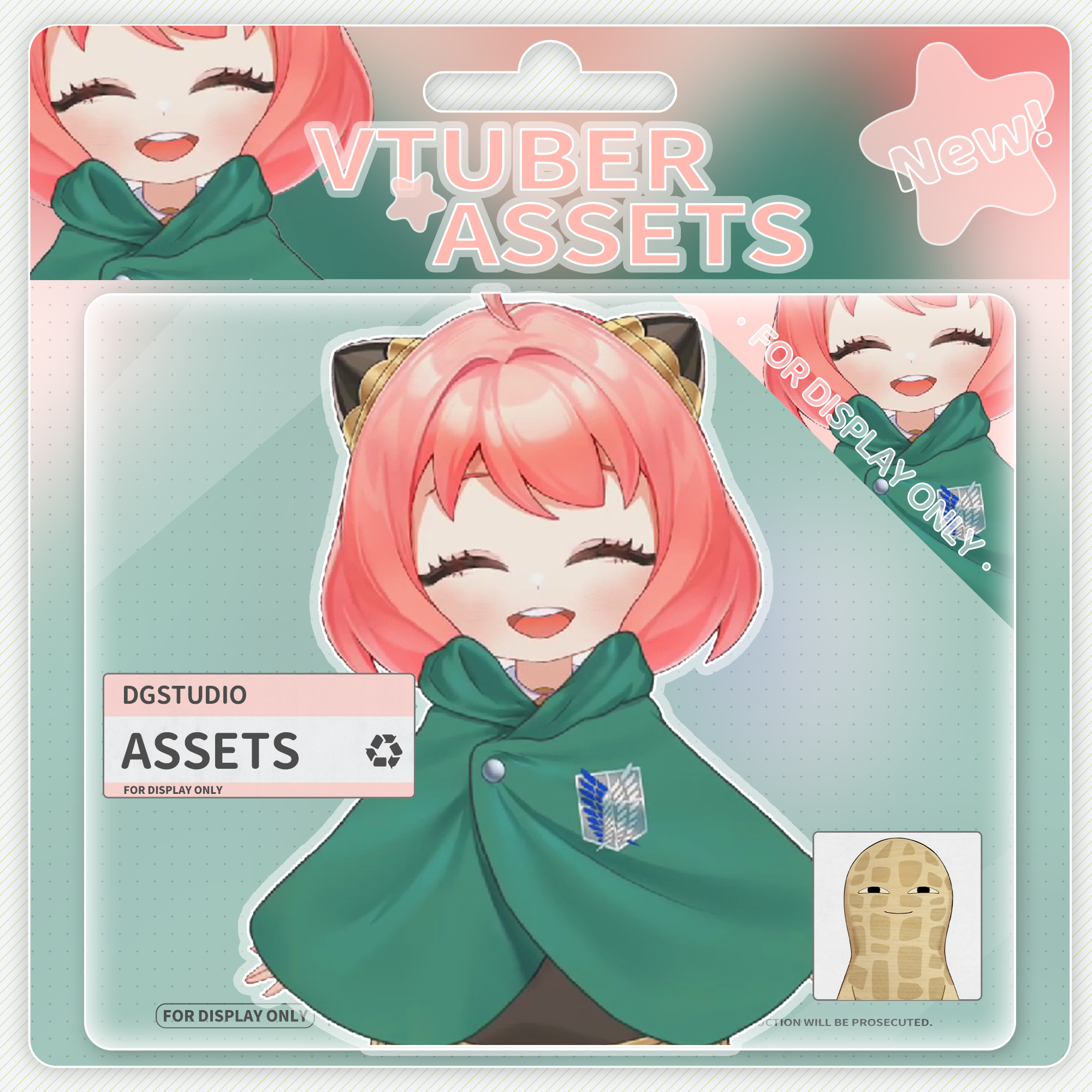 [ Rigged Vtuber Assets] Cloak of AOT Survey Corps - kyokiStudio - BOOTH