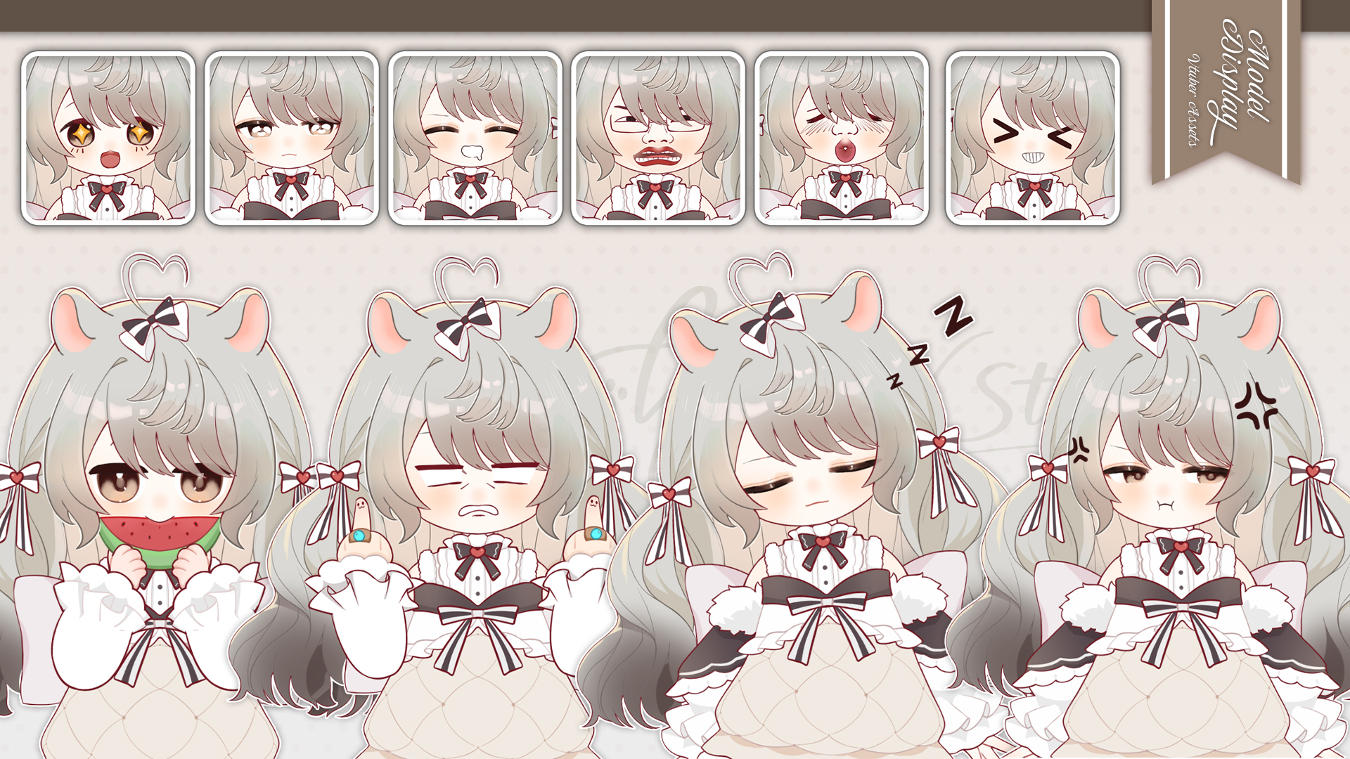 [汎用モデル] ハムスターロリ / [Live2D Model] Hamster Loli - kyokiStudio - BOOTH