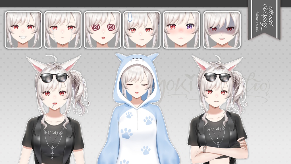 [Live2D model] Alexia - kyokiStudio - BOOTH