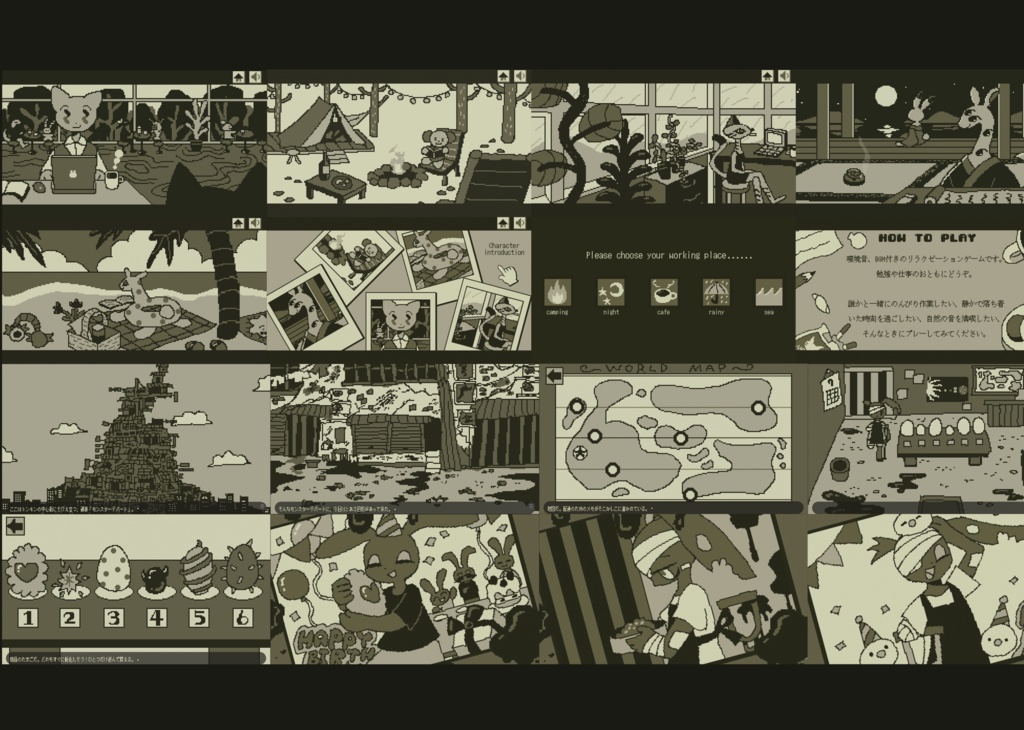 【DL版】karoooome games all characters book vol.01 - karoooome shop! - BOOTH