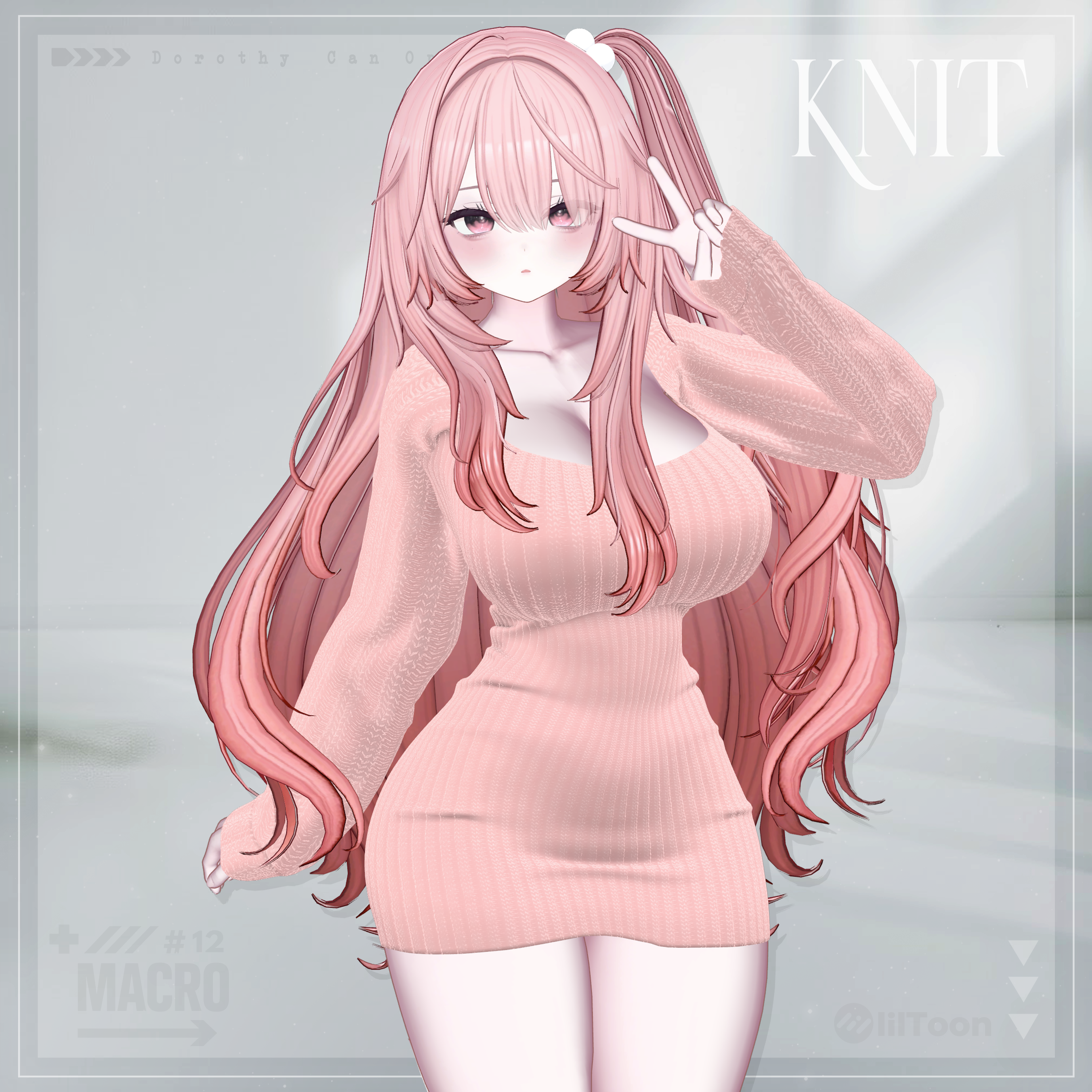 【VRChat向け】M_Knit 【ミルティナ/Milltina/愛莉/Airi/しなの/Shinano】 - macro0622 - BOOTH
