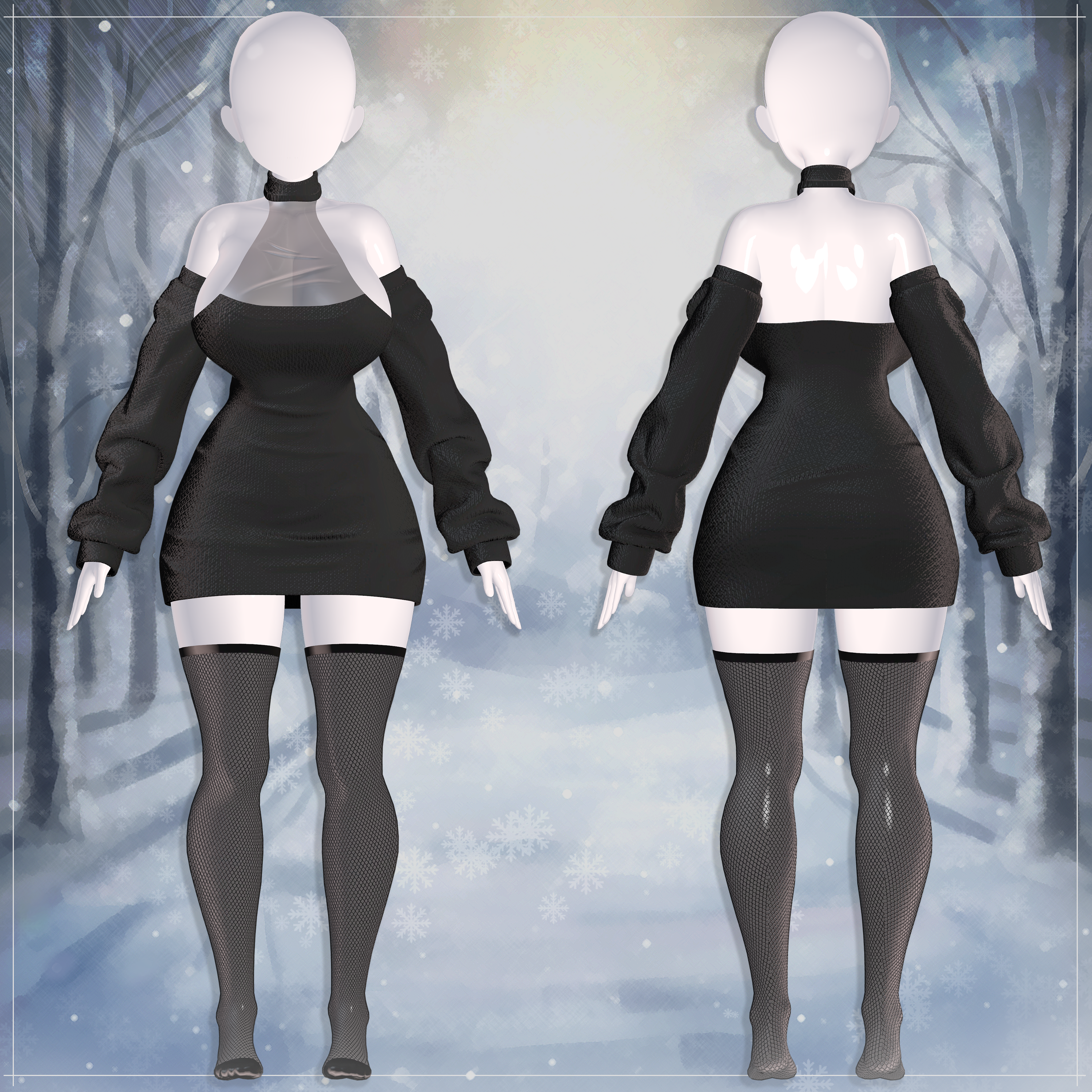 【PB】【VRChat向け】KnitMe【4アバター対応】 - macro0622 - BOOTH