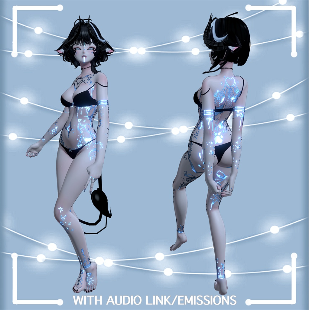 [K'C] ~ CutiePie Tattoo 🐾 [SHINRA Only] - Kos'Cluster - BOOTH