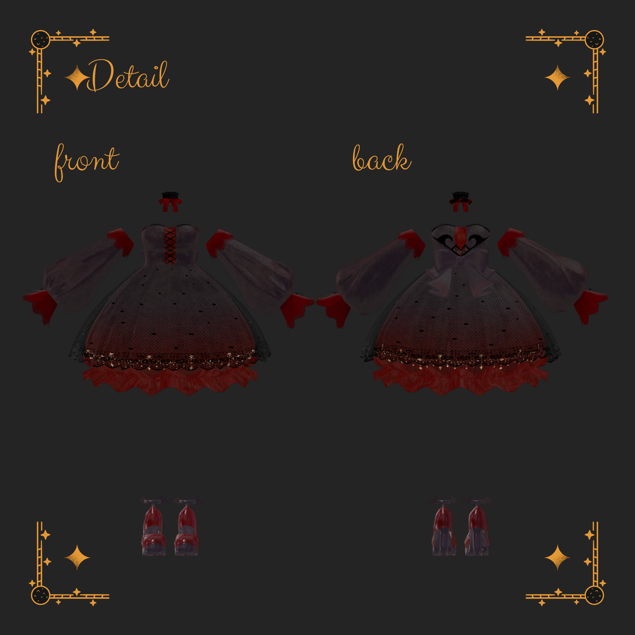 小悪魔ドレス -sweet little demon dress-【10アバター対応】 - Through the Looking-Glass ...