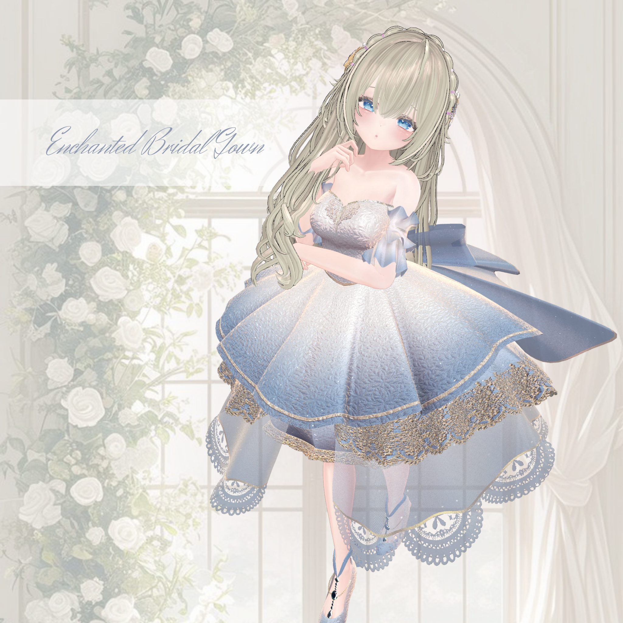 Enchanted Bridal Gown【複数アバター対応】 - Through the Looking-Glass - BOOTH