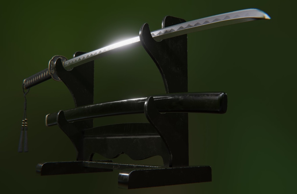 打ち刀黒狐/C Katana [VRChat] - Cattus Shop - BOOTH