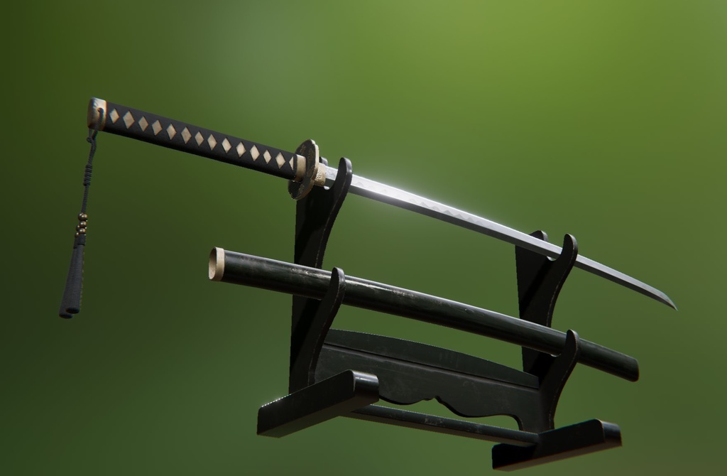 打ち刀黒狐/C Katana [VRChat] - Cattus Shop - BOOTH