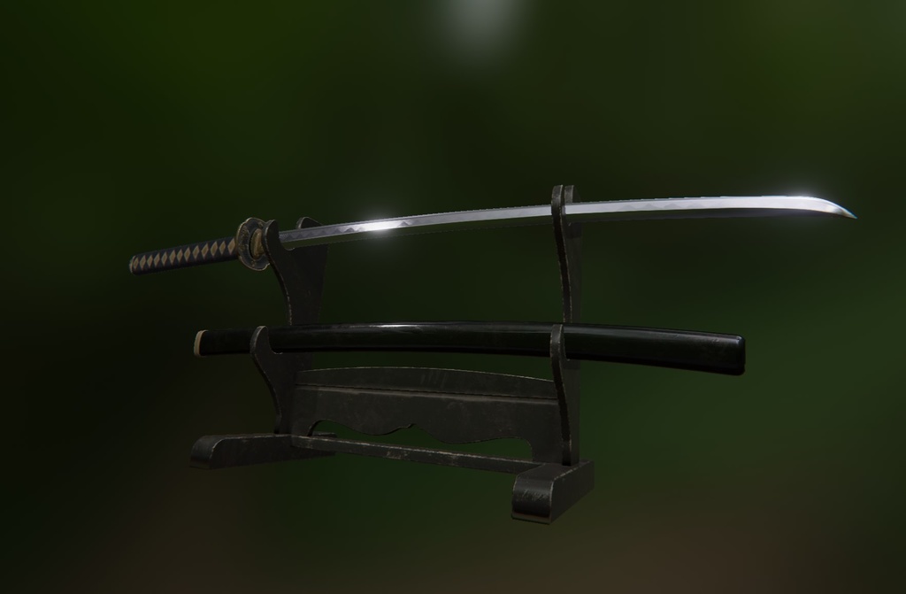 打ち刀黒狐/C Katana [VRChat] - Cattus Shop - BOOTH