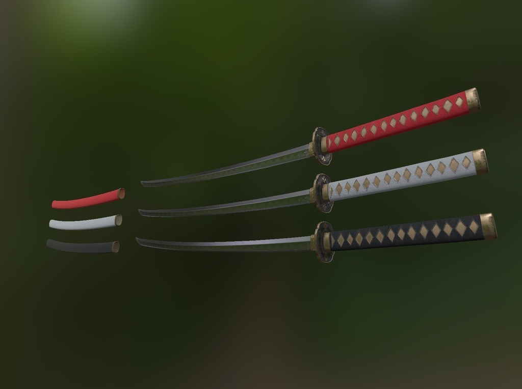 打ち刀黒狐/C Katana [VRChat] - Cattus Shop - BOOTH