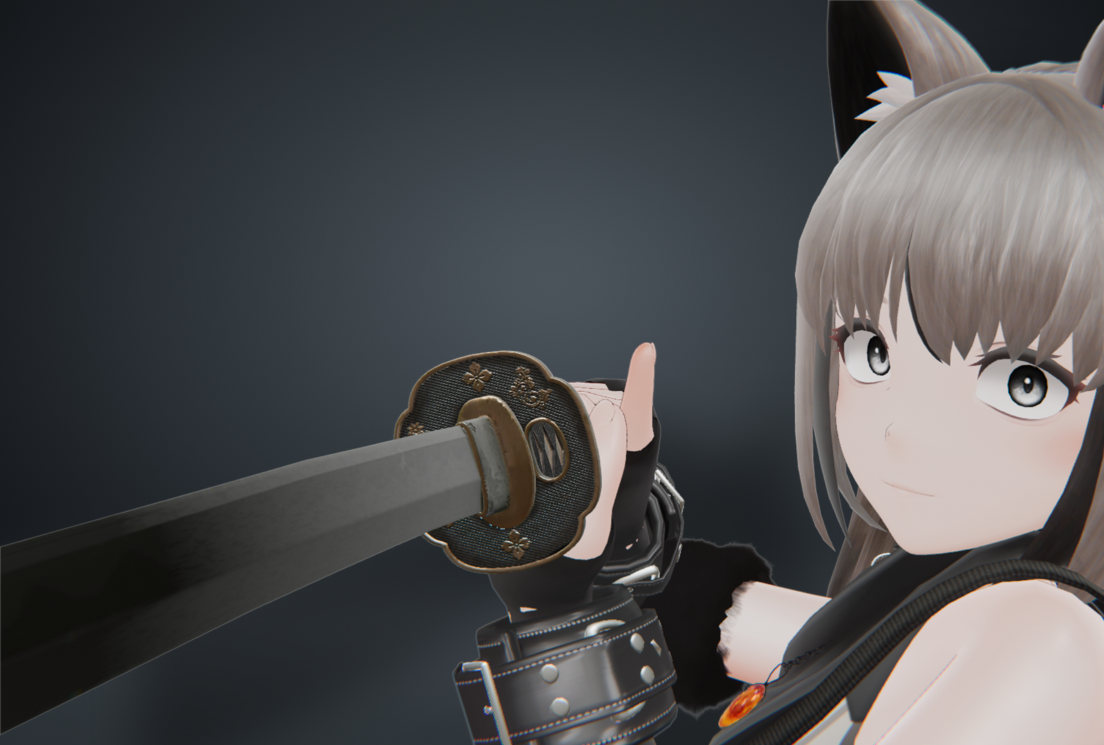打ち刀黒狐/C Katana [VRChat] - Cattus Shop - BOOTH