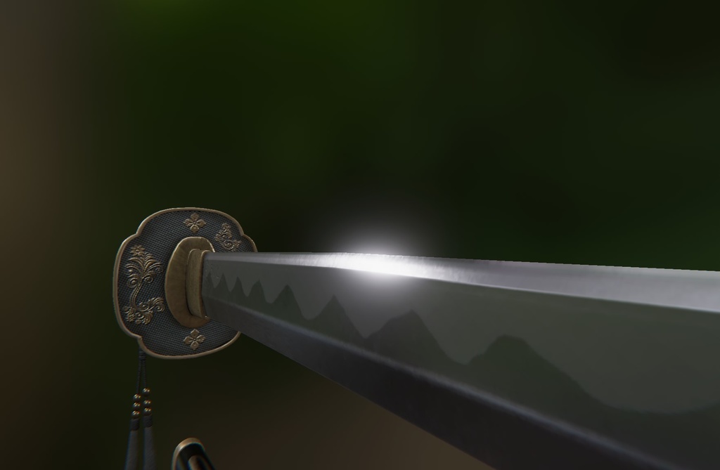 打ち刀黒狐/C Katana [VRChat] - Cattus Shop - BOOTH