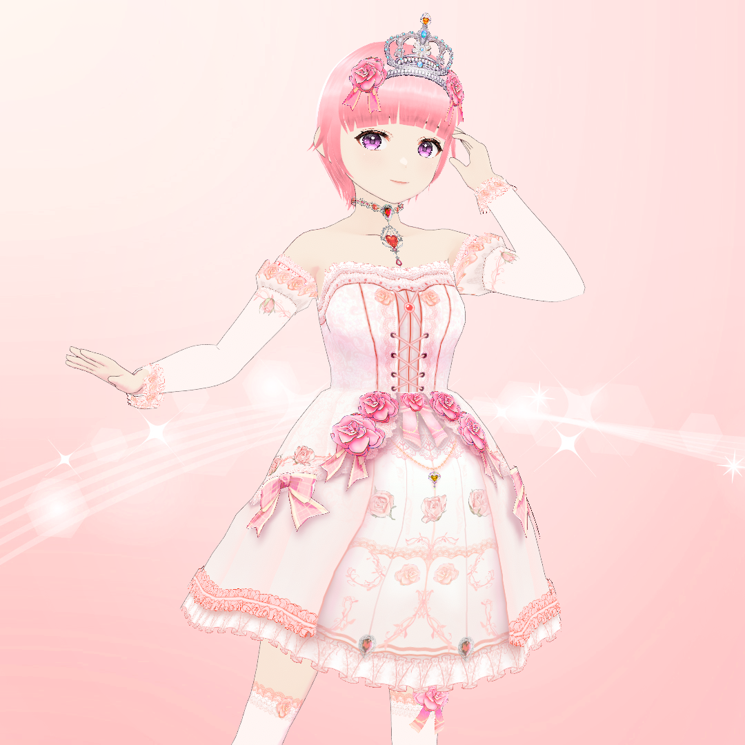 【VRoid】姫ロリ衣装セット - mako-mako - BOOTH