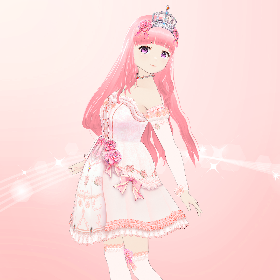 【VRoid】姫ロリ衣装セット - mako-mako - BOOTH