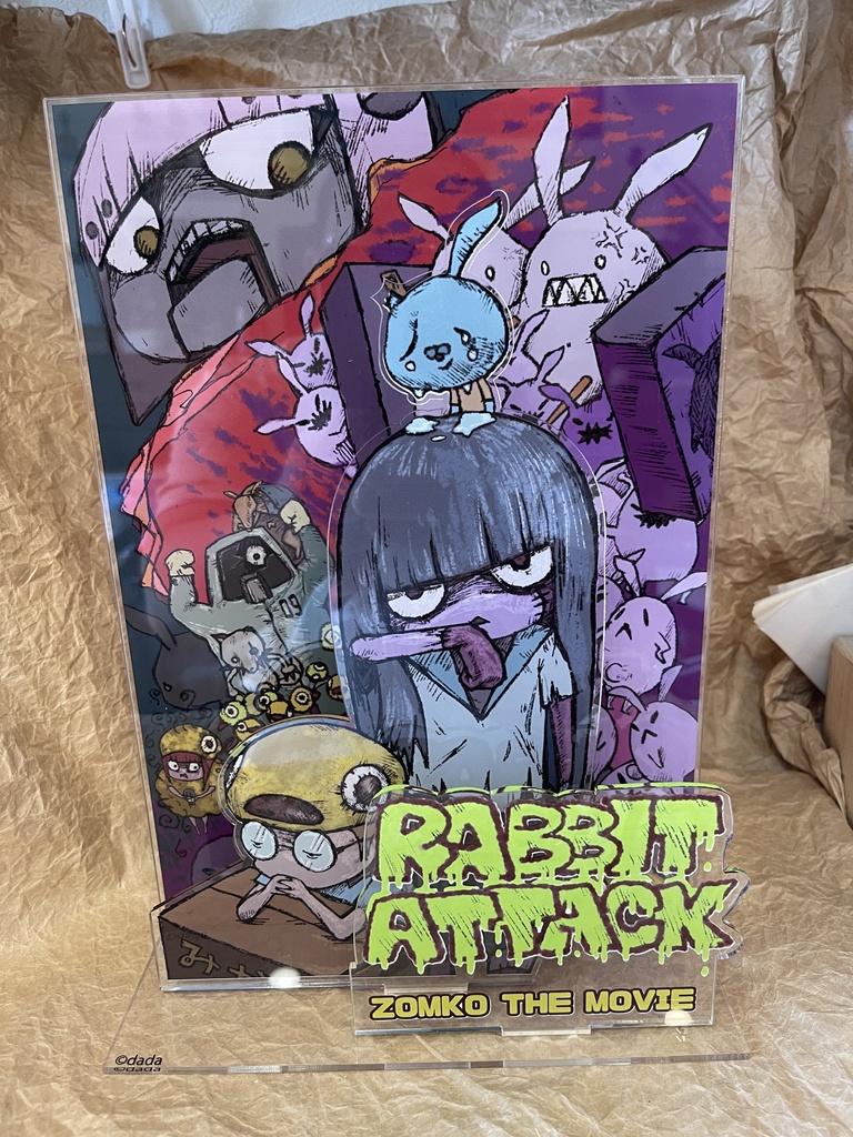 アクリルスタンド(rabbit attack ゾンコ) - dada屋 - BOOTH