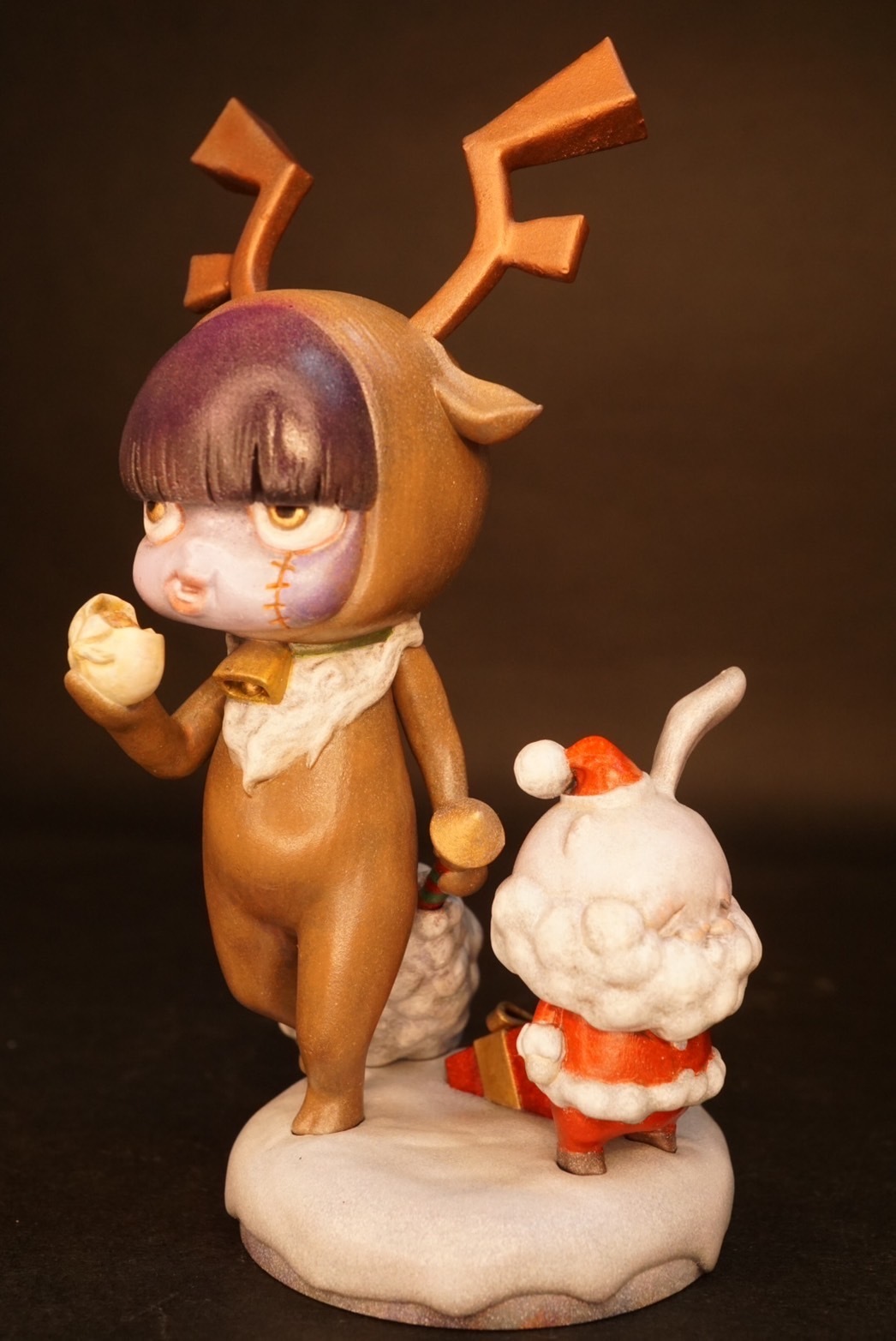 クリスマスゾンコ2024(トナカイゾンコとサンタぴょん吉)ガレージキット - dada屋 - BOOTH