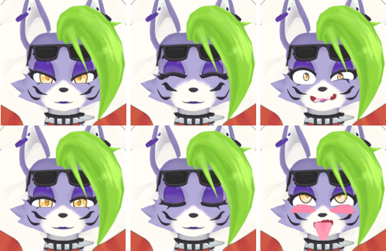 Roxanne Wolf (Roxy) VRChat Full Body Tracking 3D Model - shadsterwolf ...