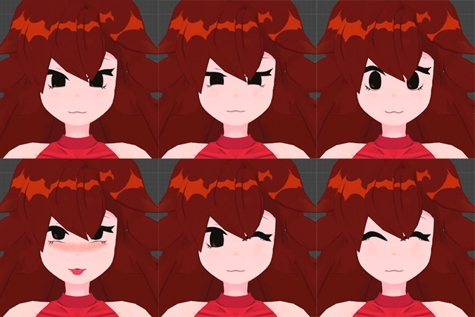 FNF Girlfriend VRChat Full Body Tracking 3D Model - shadsterwolf - BOOTH