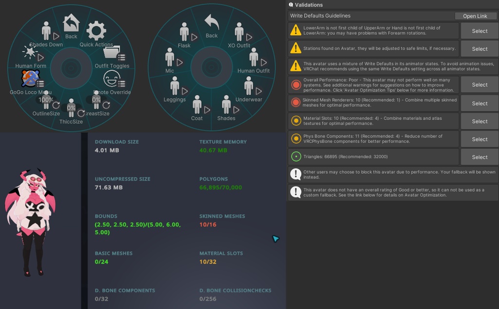 Verosika Mayday VRChat Full Body Tracking 3D Model - shadsterwolf - BOOTH