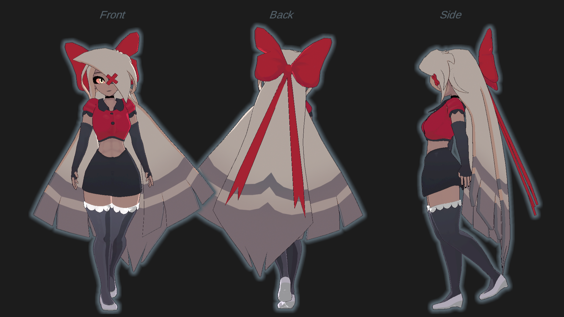 Vaggie VRChat Full Body Tracking 3D Model - shadsterwolf - BOOTH