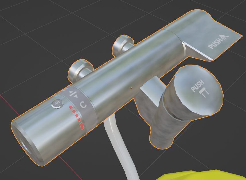 シャワーセット3Dデータ（FBX、Blender3.6.0） - TecoMalu【テコまる】 - BOOTH
