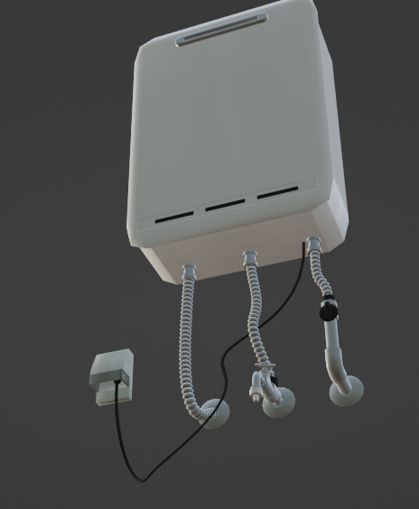 給湯器（FBX、Blender3.6.0データ） - TecoMalu【テコまる】 - BOOTH