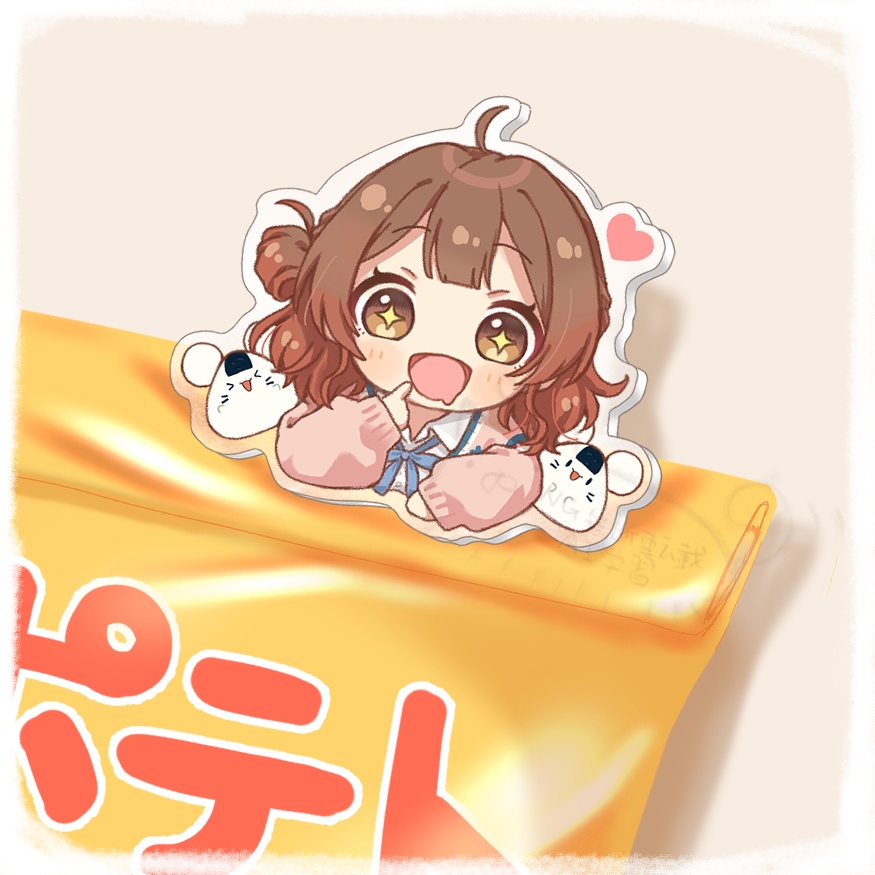 花海佑芽ちゃんアクリルクリップ - melty*mist - BOOTH