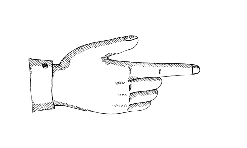 指をさすクラシカルな手 APNG - ギャラリーハウスBOOTH SHOP - BOOTH