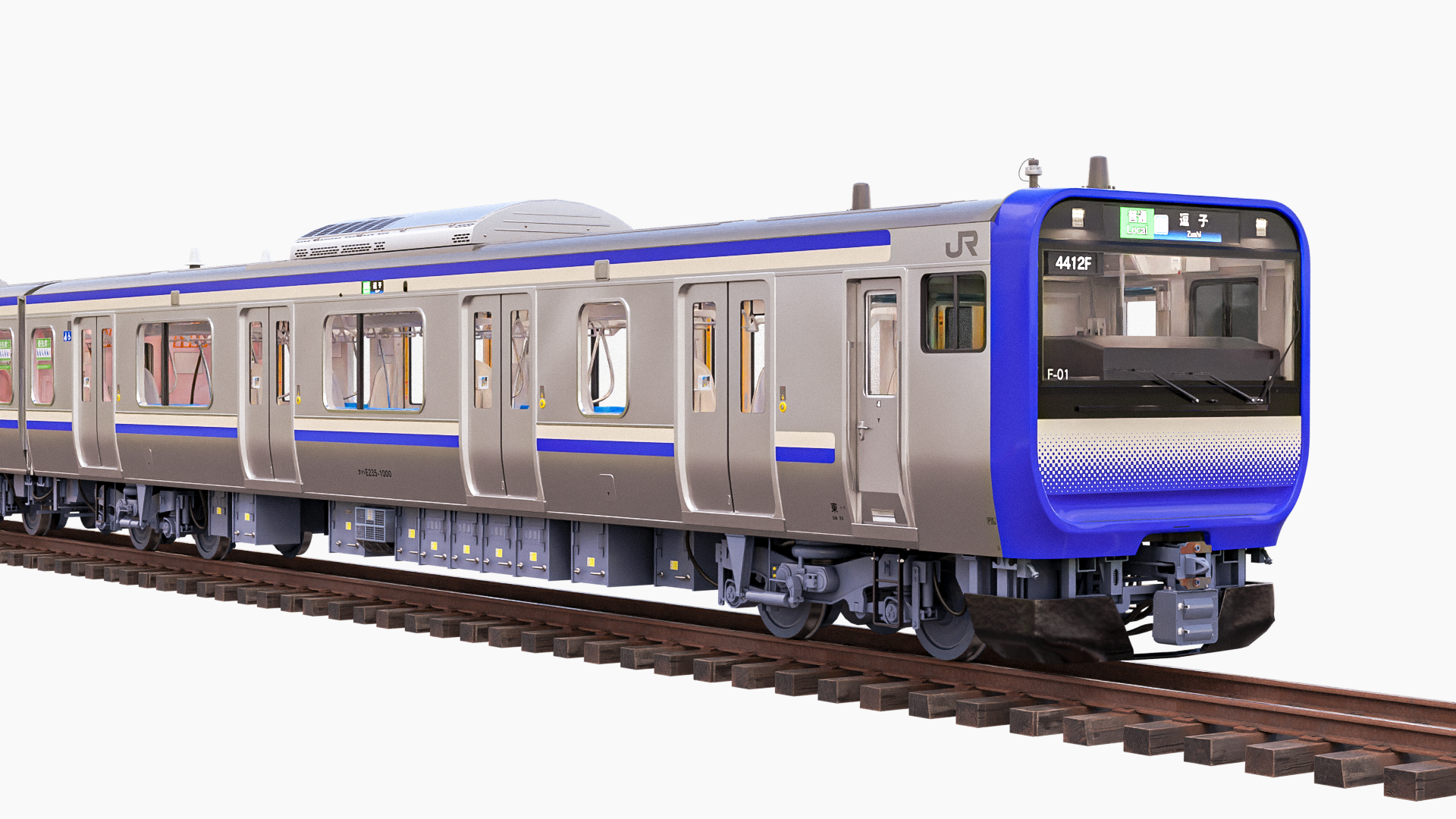 Japanese Train 3D Model E235-1000 Series - Yokosuka / Sōbu Line ...