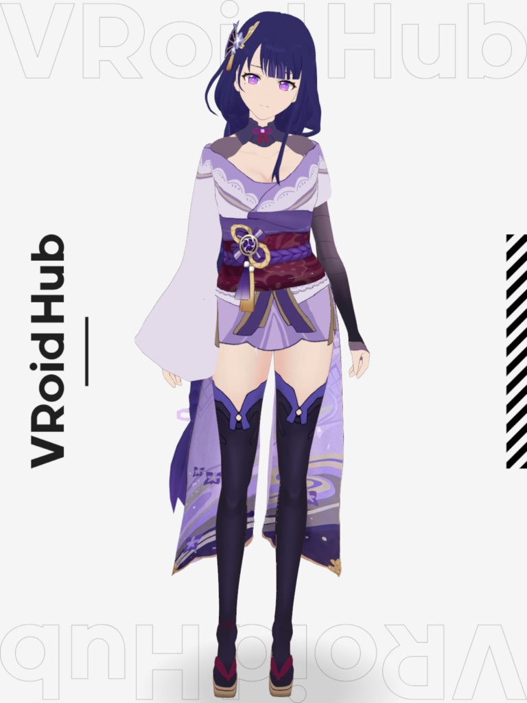 【VROID: Model】Raiden Fan-Made - NinaStudios - BOOTH