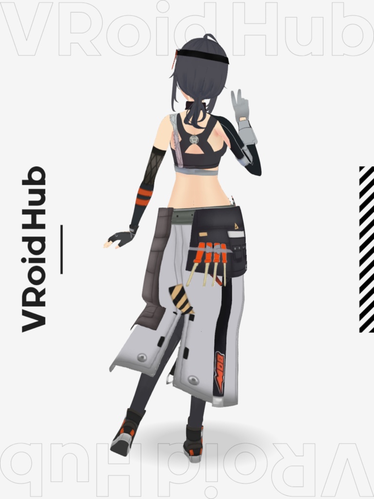 【VROID: 3D Model】Grace Fan-Made ZZZ - NinaStudios - BOOTH