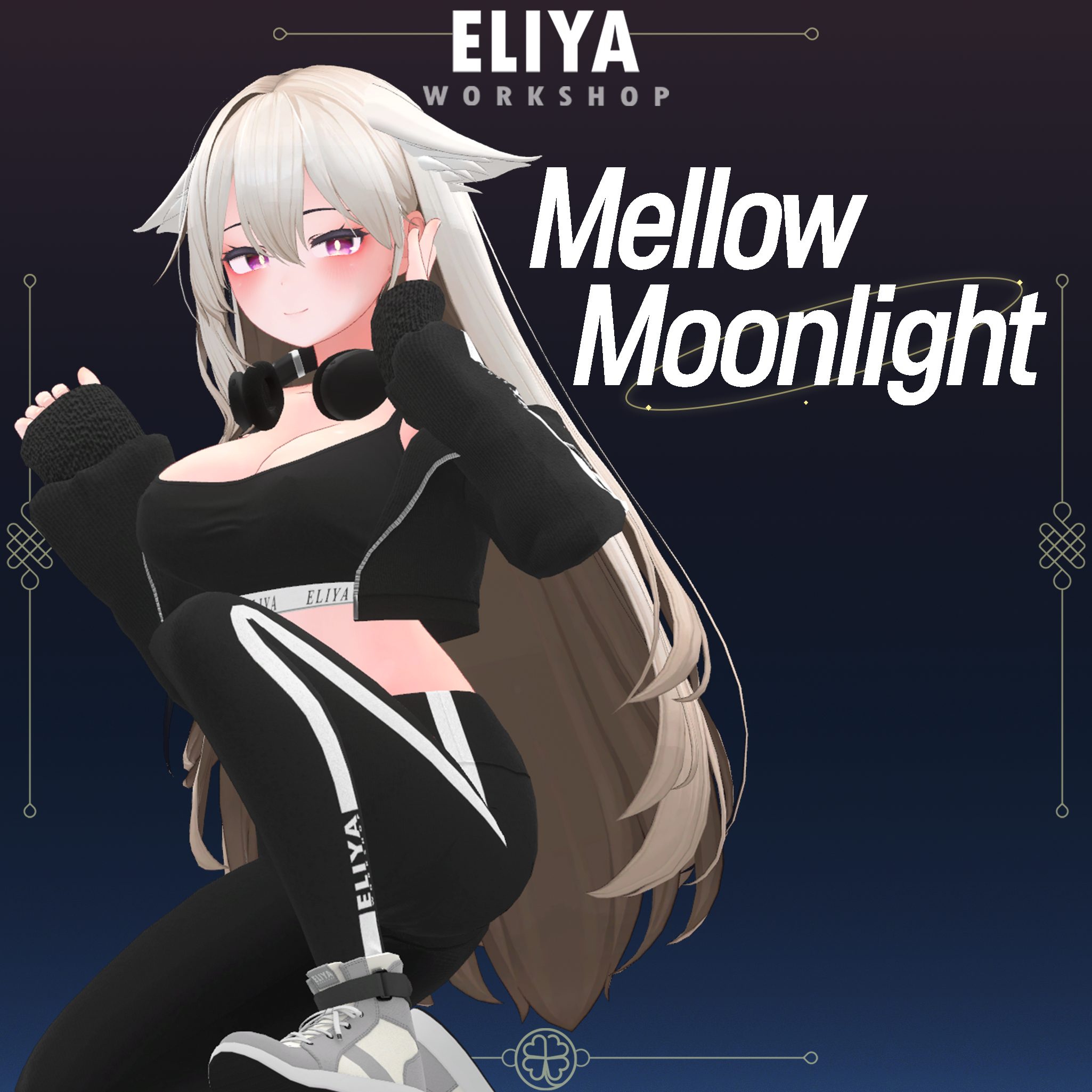 [Mellow Moonlight] - 桔梗 Kikyo, セレスティア Selestia, 萌 Moe, 愛莉 Airi, しなの ...