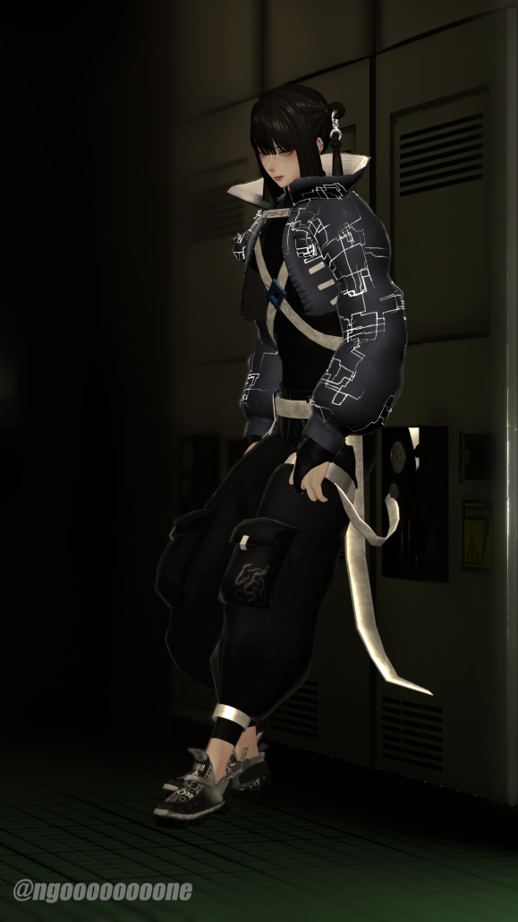 【水瀬対応衣装】Cyber MODE for 水瀬【オリジナル3Dモデル】 - + MooN LighT + - BOOTH