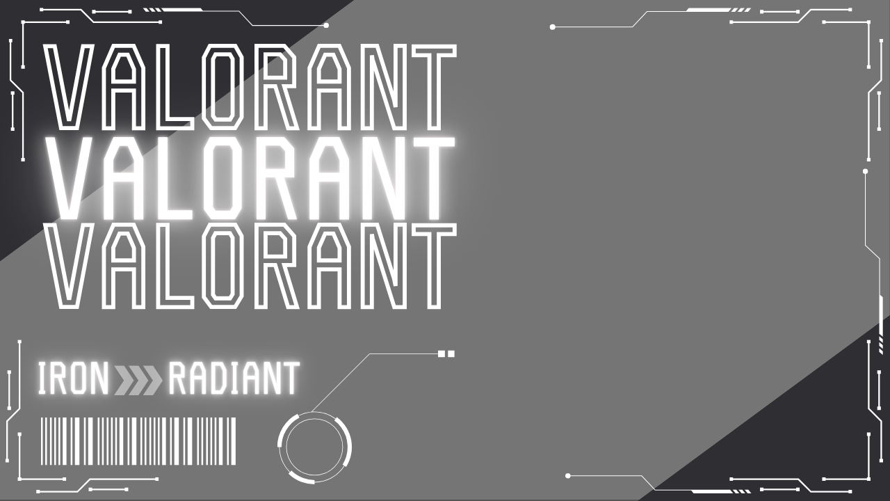 VALORANT サムネイルテンプレート（全6種） - 夜波りくのサムネアイランド - BOOTH