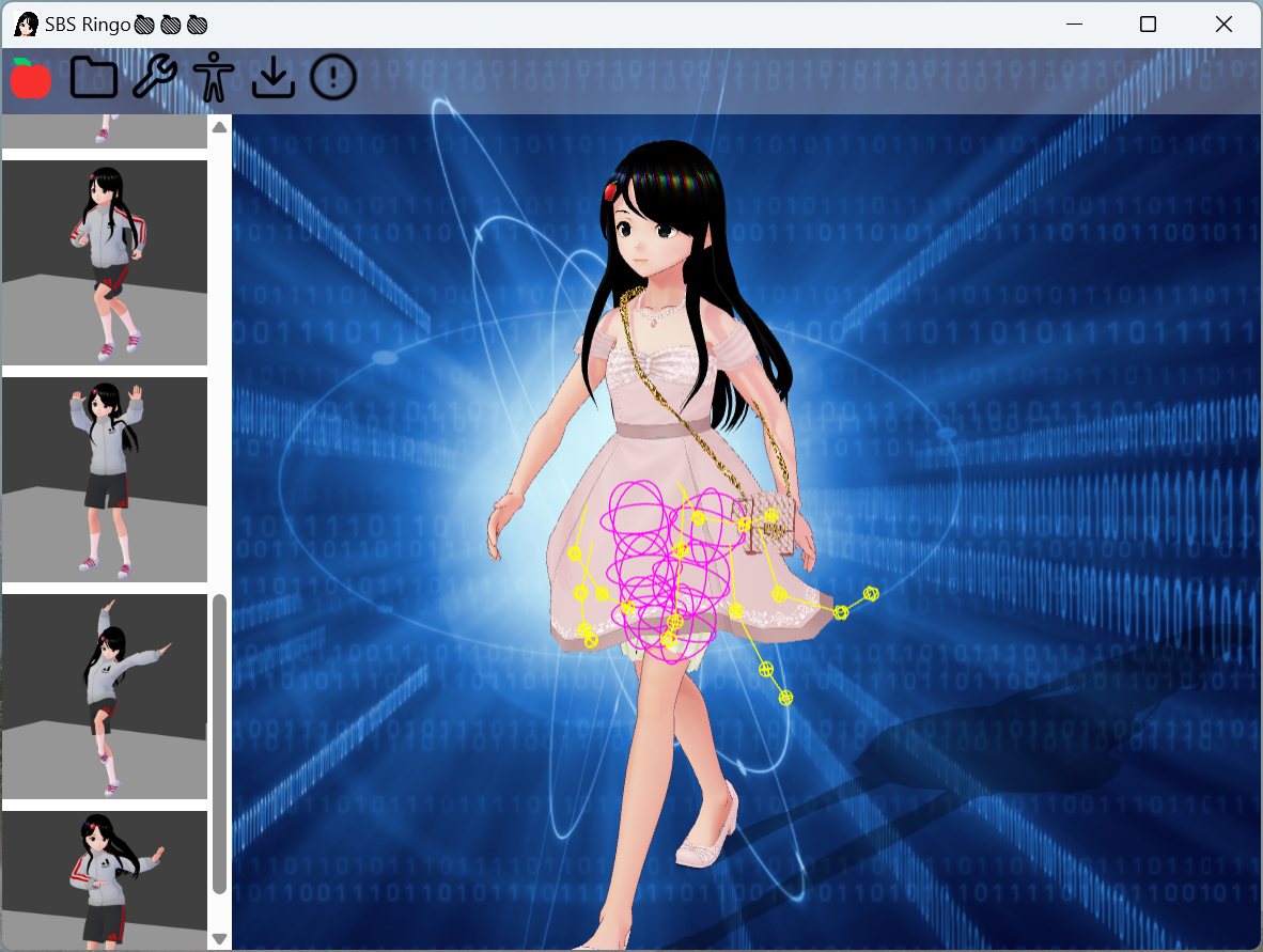 βテスト版 スプリングボーン設定Windowsアプリ（SBS） - Ringo🍎🍎🍎 - BOOTH