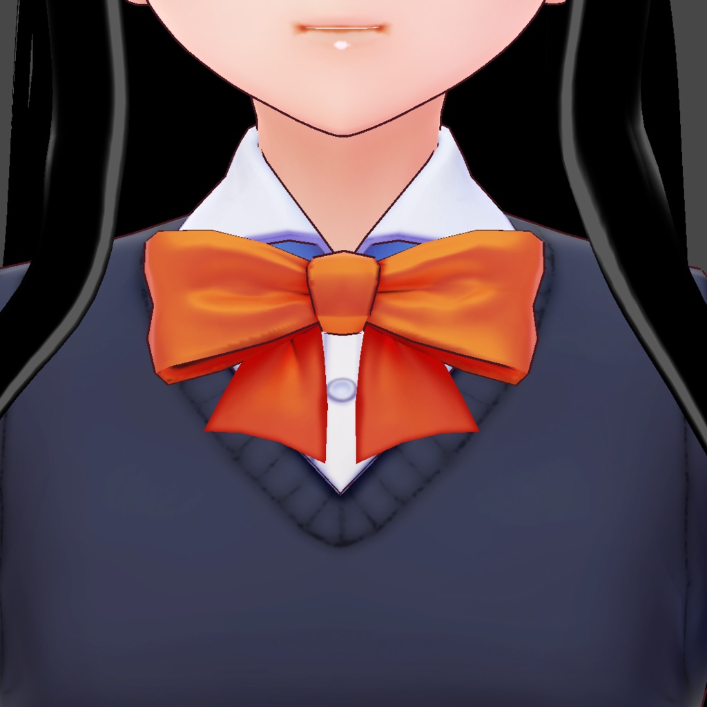 VRoid正式版用VRoidカスタムアイテム β版標準制服（半袖） - Ringo🍎🍎🍎 - BOOTH