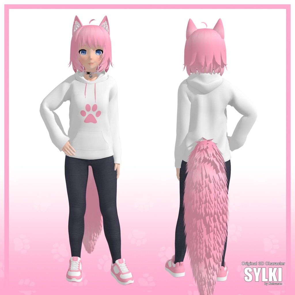 Original 3D Model "Sylki" - netsunae - BOOTH
