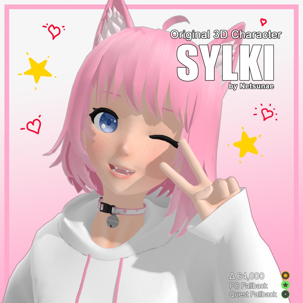Original 3D Model "Sylki" - netsunae - BOOTH