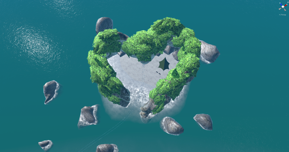 【VRChatワールド】Island用 DLC1 ver2 ※VCC,SDK3対応 - CG屋さん"rain" - BOOTH