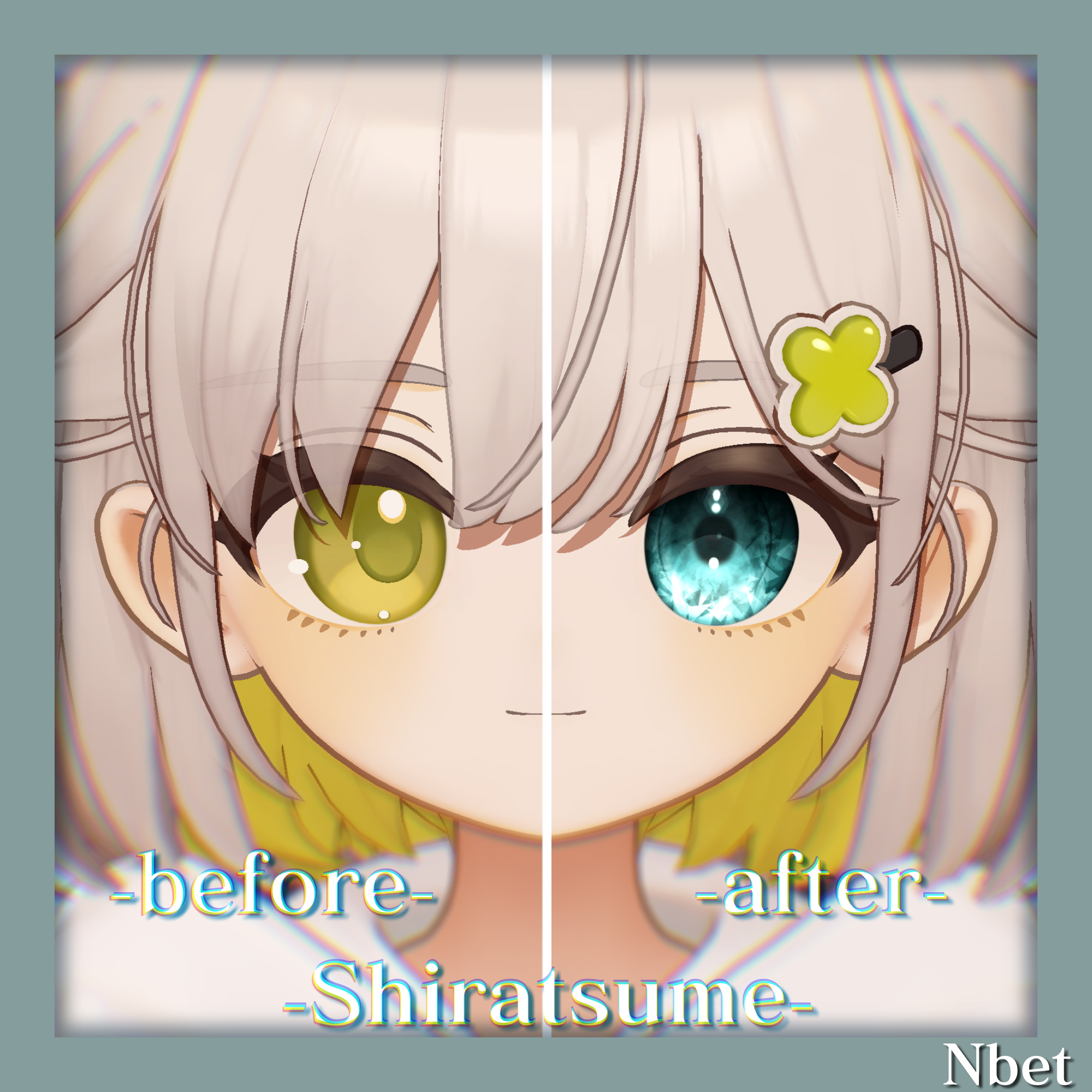 【12アバター対応】N_triangle_eye【VRchat】 - Nbet - BOOTH