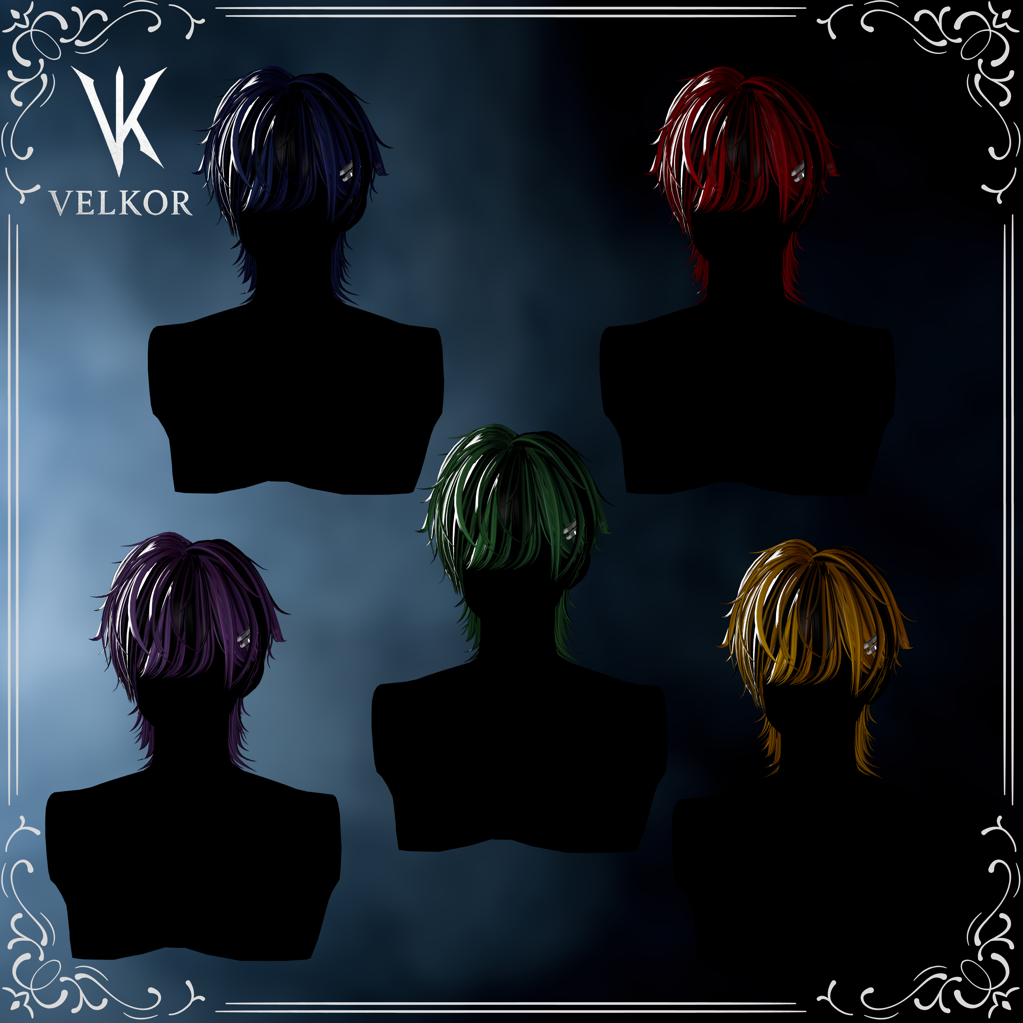 ♢Wolf Edge Hair♢ - VELKOR - BOOTH